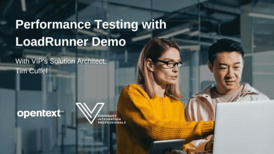 Performance Testing With Loadrunner Demo Technology Consulting Services Visionary